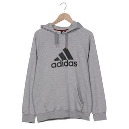 Adidas Herren Kapuzenpullover, grau, Gr. 48