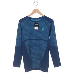 Odlo Herren Langarmshirt, blau, Gr. 54