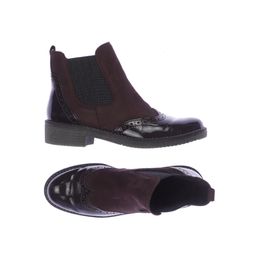 Marco Tozzi Damen Stiefelette, bordeaux, Gr. 38