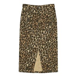 Véro Moda VERO MODA Rock 'Veri' Damen Größe 36 braun / hellbraun / schwarz
