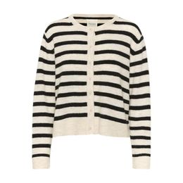 PART TWO Strickjacke 'Linika' Damen Gr&ouml;&szlig;e S schwarz / offwhite