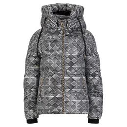 19V69 Italia Jacke 'Luna' Damen Gr&ouml;&szlig;e XXL schwarz / wei&szlig; Winterjacke