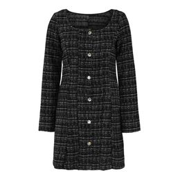 Vero Moda Tall Kleid 'VMCLEVER' Damen Größe 36 schwarz / weiß Winterkleid