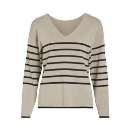 Vila Sweater female Beige size XXL