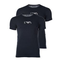 Emporio Armani T-Shirt Herren Gr&ouml;&szlig;e S marine / wei&szlig;