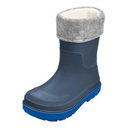 Playshoes Gummistiefel Jungen Gr&ouml;&szlig;e 23 marine / grau / hellgrau