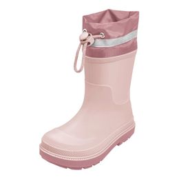 Playshoes Gummistiefel Jungen Gr&ouml;&szlig;e 21 rosa / ros&eacute; / silber