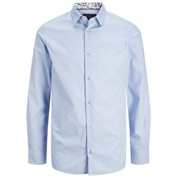 Jack & Jones Jack & Jones Button Up Shirt 'Leeds' male Blue size XL