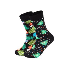 Happy Socks Socks 'Holiday Tree' male Black size 36-40