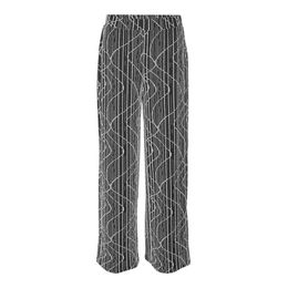 Véro Moda VERO MODA Hose 'KANZ SIBE' Damen Größe 42 silbergrau / schwarz