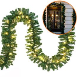 Casaria Deuba Weihnachtsgirlande 10m - 200x LED - In/Outdoor