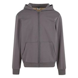 Urban Classics Zip-Up Hoodie male Grey size 5XL