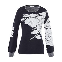 Peter Hahn - Rundhals-Pullover, mehrfarbig, Gr. 36 / S - Baumwolle