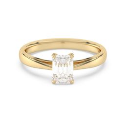 Fingerring DIAM ADDICT "585 Gold mit im Labor gezüchteten synthetischen Diamanten 1,0ct." Fingerringe Gr. 056 (17,8), 1,0 ct SI = kleine Einschlüsse, Gold, gelb (gelb, weiß) Damen