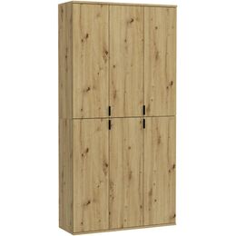 Garderoben-Set Inosign "Trondheim" Kastenmöbel-Sets Gr. B/H/T: 91 cm x 193 cm x 34 cm, braun (nox oak nachbildung) Diele, Flur, Schranksystem, Garderobenmöbel, Set, Kombination