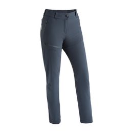 Outdoorhose Maier Sports "Lulaka Wool" Gr. 25, Kurzgrößen, grau, Damen, 85% Polyamid, 15% Elasthan, Hosen, Damen Winter Wanderhose, Funktionshose mit Wollwattierung