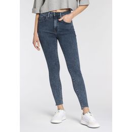 Levi's Skinny-fit-Jeans LEVI'S "721 High rise skinny" Gr. 28, Länge 30, blau (playing the field) Damen Jeans mit hohem Bund