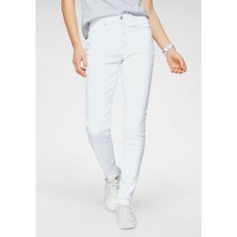 Levi's Skinny-fit-Jeans LEVI'S "721 High rise skinny" Gr. 28, Länge 30, weiß (white) Damen Jeans mit hohem Bund