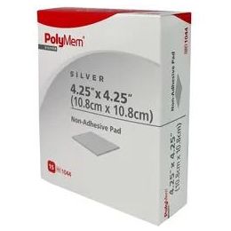 Polymem Wund Pad Silber n.klebend 10x10 15 St