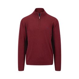 Troyer Fynch-Hatton Gr. XXXL, rot (ruby red) Herren Pullover mit Logostickerei