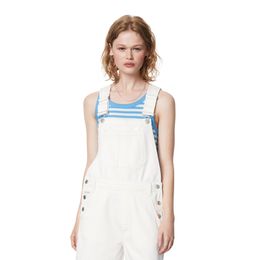 Marc O'Polo Jumpsuit MARC O'POLO DENIM "aus Rigid Denim" Gr. XS, Normalgrößen, weiß Damen Overalls