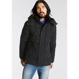 ALPENBLITZ Herren Steppjacke ""Svendborg"", schwarz, Gr. S, Web, Obermaterial: 100% Polyester. Futter: 100% Polyester. Wattierung: 100% Polyester,