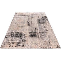 Teppich Obsession, B:200cm H:8mm L:290cm, grau, Polypropylen (PP), Wohnzimmer, Teppiche, "My Salsa 690", Kurzflor, modernes & abstraktes Design,