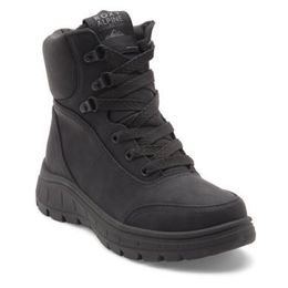 Roxy Damen Schnürboots "KARMEL", Gr. 42, schwarz, Synthetik, unifarben, Schuhe, Winterstiefel, Schnürstiefel, Winterschuhe, gefüttert