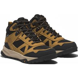 Timberland M&auml;dchen Schn&uuml;rboots "Lincoln Peak Mid WP", Gr. 38, braun, Leder, Schuhe, Winterstiefel, Schn&uuml;rstiefel, Winterschuhe, wasserdicht