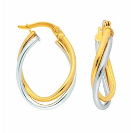 Adelia&acute;s ADELIA ́S Damen Paar Creolen "Damen Goldschmuck 1 Paar 333 Gold Ohrringe / Creolen", Damen, Gold, gold, Gold, Ohrringe, 333 Gold Goldschmuck f&uuml;r Damen
