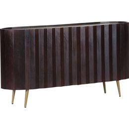 Sideboard GUTMANN FACTORY, B:148cm H:79cm T:43cm, braun, Wohnzimmer, Sideboards, "Goba", Kommode, Breite 148 cm