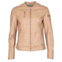 Mustang Damen Lederjacke "31021326", rosa, Gr. L, Obermaterial: 100% Lammleder; Innenfutter: 90% Baumwolle, 10% Polyester; Taschenfutter: 100%