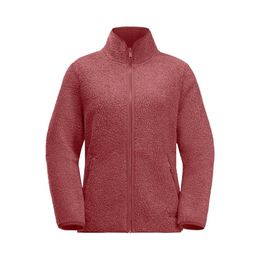 Jack Wolfskin Damen Fleecejacke "HIGH CURL JACKET W", rot, Gr. XL, Hauptmaterial: 100% Polyester; Futter: 100% Polyester (recycled), Jacken