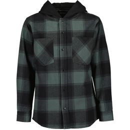 Langarmhemd Blue Seven "Blue Seven Flanell Hemd" Gr. 140, 749, tanne Herren Hemden