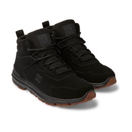 DC Shoes Damen Schnürboots "MUTINY WR", Gr. 42, schwarz, Leder, unifarben, Schuhe, Winterstiefel, Schnürstiefel, Winterschuhe