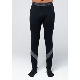 BULA Herren Stoffhose, schwarz, Gr. M, mehrfarbig, 50% Wolle, 50% Viskose, Hosen, mit bequemem Dehnbund