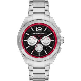 Michael Kors Herren Chronograph "ACCELERATOR 2.0", silber, Armbanduhren, Armbanduhr, Herrenuhr, Edelstahlarmband, analog, Tag, Stoppfunktion