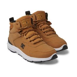 DC Shoes Damen Schnürboots "MUTINY WR", Gr. 42, braun, Leder, mehrfarbig, Schuhe, Winterstiefel, Schnürstiefel, Winterschuhe
