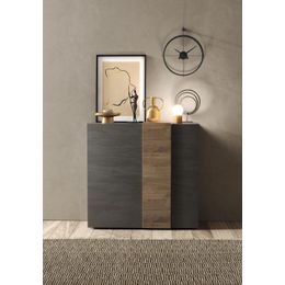 Highboard Inosign, B:121cm H:113cm T:44cm, grau, Wohnzimmer, Sideboards, "Venus, Kommode", Höhe 113 cm, Breite 121 cm