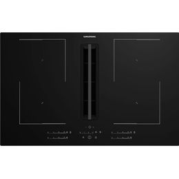 Grundig Kochfeld mit Dunstabzug "GIEH 834480 P", B:82cm H:22,35cm T:52cm, schwarz, Kochfelder