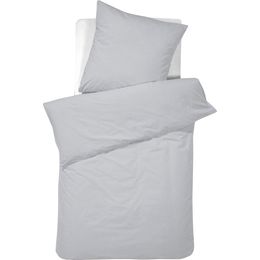 Bettw&auml;sche Damai, grau, Satin (Bio-Baumwolle), Obermaterial: 100% Baumwolle, Bettw&auml;sche, "Bio Satin", in eleganten Farbt&ouml;nen