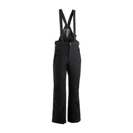 Maier Sports Kinder Skihose "Maxi slim", schwarz, Gr. 164, 100% Polyester, Hosen, Mitwachsend, warm, wasserdicht, schmaler Schnitt