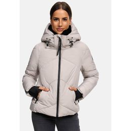 Marikoo Damen Winterjacke "Simaraa", grau, Gr. M, Obermaterial: 100% Polyester; Innenseite: 100% Polyester; Fellimitat: 100% Polyester, Jacken, mit