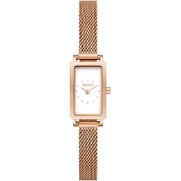 Skagen Damen Quarzuhr "HAGEN MICRO", rosa, Armbanduhren, Armbanduhr, Damenuhr, Edelstahlarmband, analog