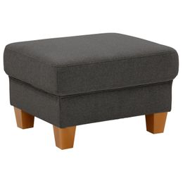 Polsterhocker Home Affaire, B:63cm H:48cm T:74cm, braun, 100% Polyester, Hocker, "Conville", Passend zur Servie "Conville", mit Federkern