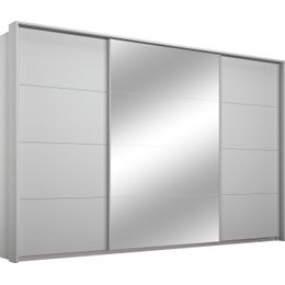 Schwebet&uuml;renschrank Rauch, B:323cm H:214cm T:64cm, grau, Holzwerkstoff, Schr&auml;nke, "Kleiderschrank Schrank Garderobe W&auml;scheschrank TOMA mit