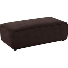 Hocker W.Schillig, B:120cm H:39cm T:60cm, braun, Longlife Xtra-Leder Z69: Das feinnarbige, gedeckte Softleder Z69 besticht durch seine