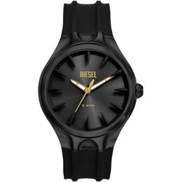 Diesel Herren Quarzuhr "STREAMLINE", schwarz, Armbanduhren, Armbanduhr, Herrenuhr, Silikonarmband