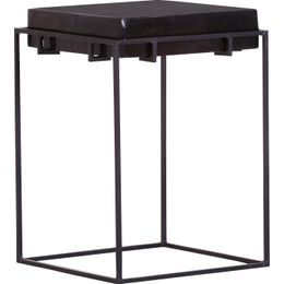 Beistelltisch GUTMANN FACTORY, schwarz, Garten, Tische, "Mix&Match", mit filigranem Eisengestell