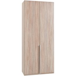 Kleiderschrank wimex, B:90cm H:208cm T:58cm, braun, Schlafzimmer, Schränke, "New York", in vielen Breiten, 208 oder 236cm hoch